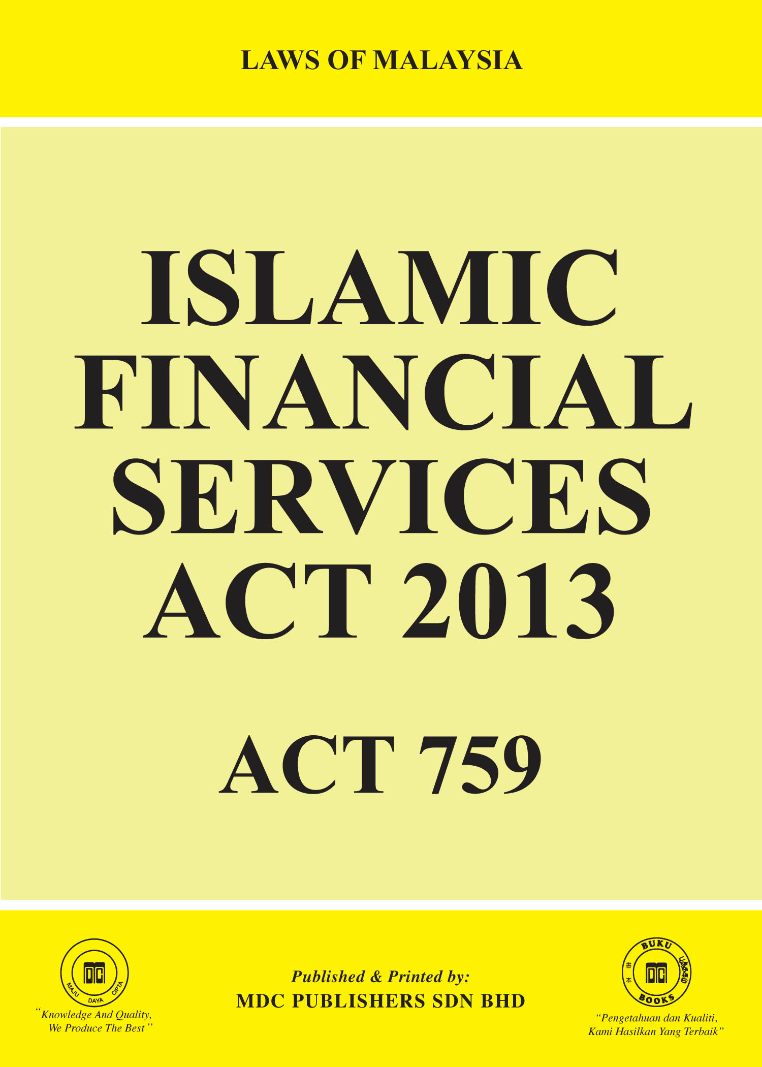 Banking And Finance Islamic Financial Services Act 2013